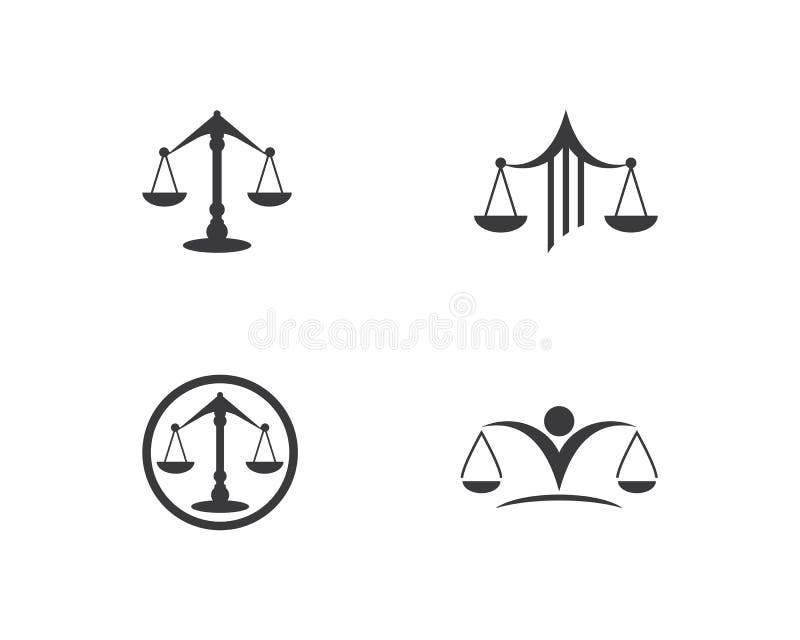 Vector Del Logotipo De La Ley Ilustración del Vector - Ilustración de ...