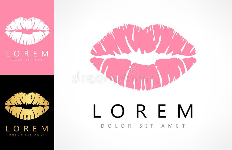 Vector Del Logotipo De Los Labios Ilustración del Vector - Ilustración ...