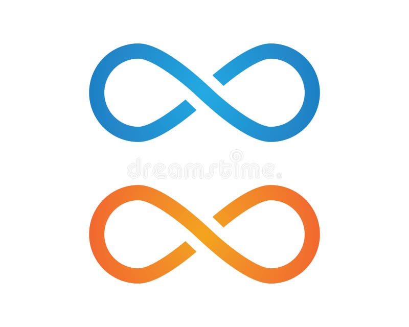 Vector Del Logotipo Del Icono Del Infinito Ilustración del Vector ...