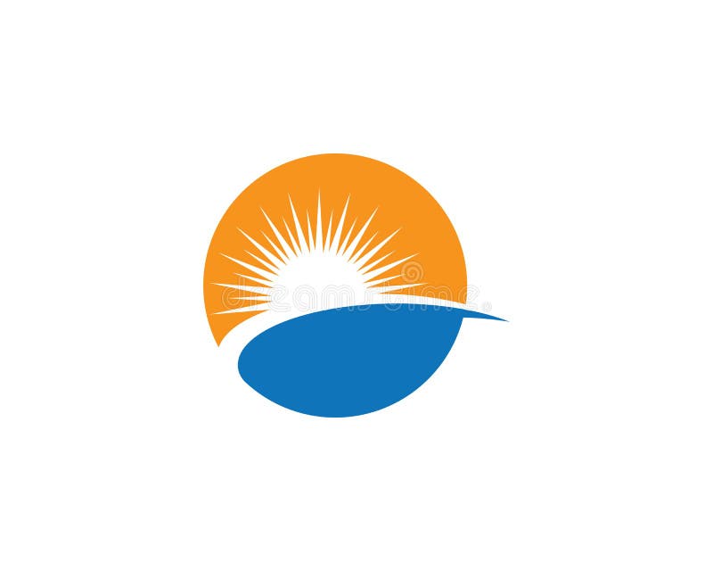 Vector Del Logotipo Del Ilustration Del Sol Ilustración del Vector ...