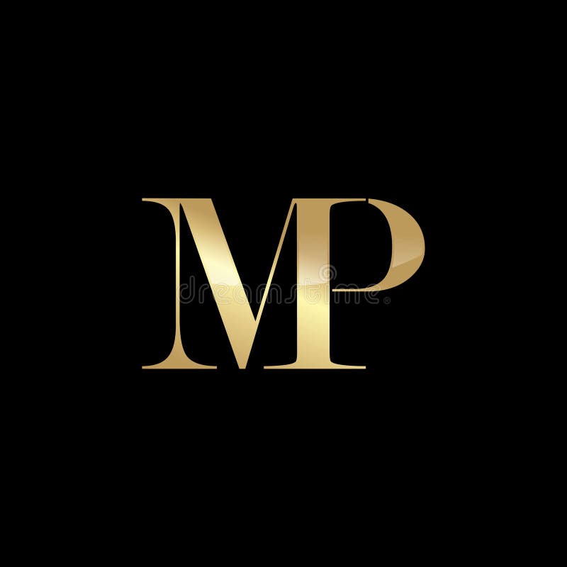 Vector Del Logotipo Del Logotipo Mp Ilustración del Vector ...