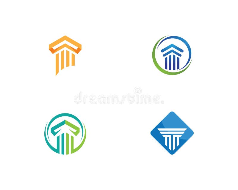 Vector Del Logotipo Del Pilar Ilustración del Vector - Ilustración de ...