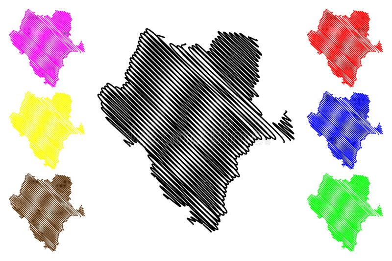 Vector del mapa de Durango ilustración del vector. Ilustración de ...