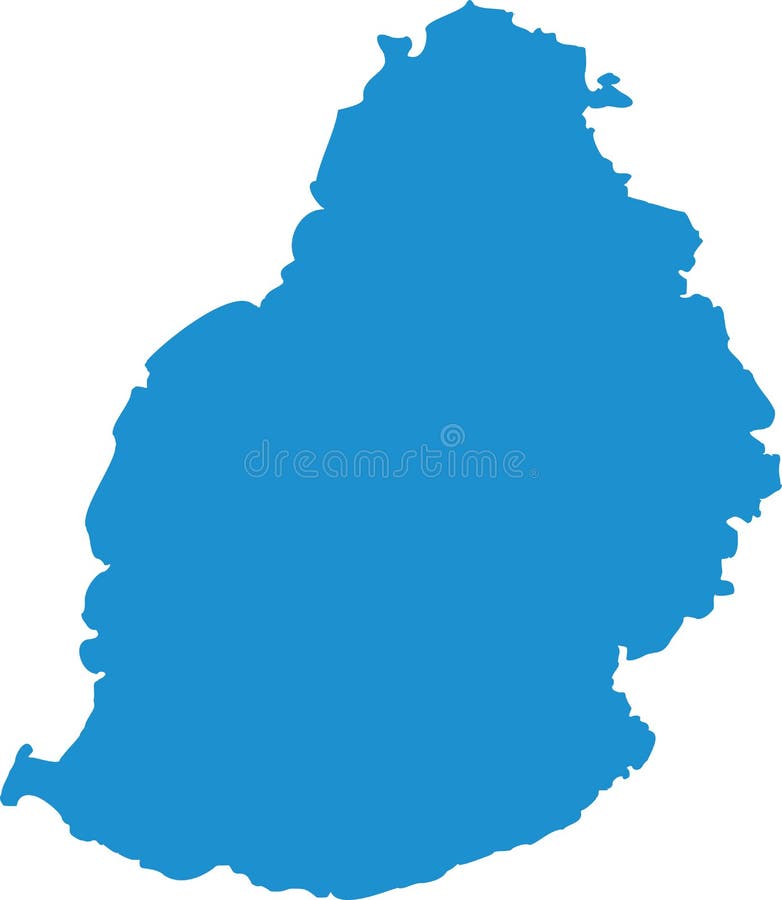 Vector Del Mapa De Mauricio Ilustración del Vector - Ilustración de ...