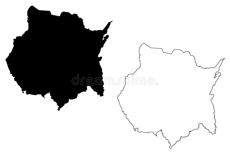 Estado Del Mapa De Esquema Morelos De México Ilustración del Vector ...