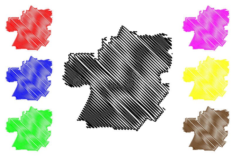 Vector Del Mapa De Santa Fe Ilustración del Vector - Ilustración de ...