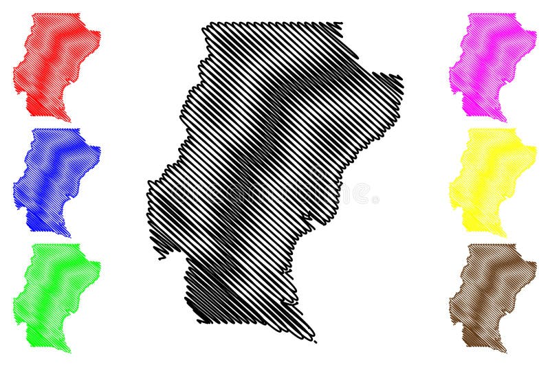 Vector Del Mapa De Santa Cruz Ilustración del Vector - Ilustración de ...