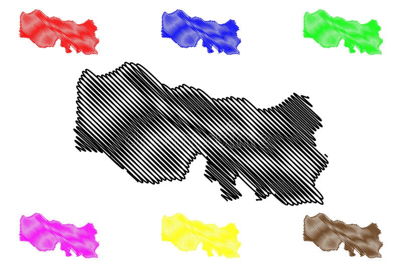 Vector Del Mapa De Trebisonda Ilustración del Vector - Ilustración de ...