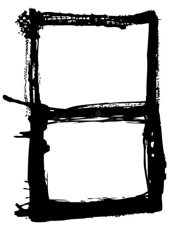 Marco grunge, vector ilustración del vector. Ilustración de decorativo ...