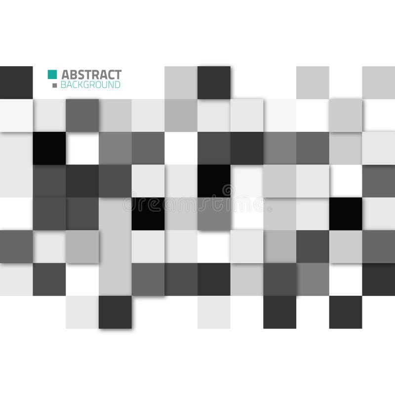 Vector Del Modelo Y Del Fondo Cuadrados Abstractos 1 Ilustración del ...