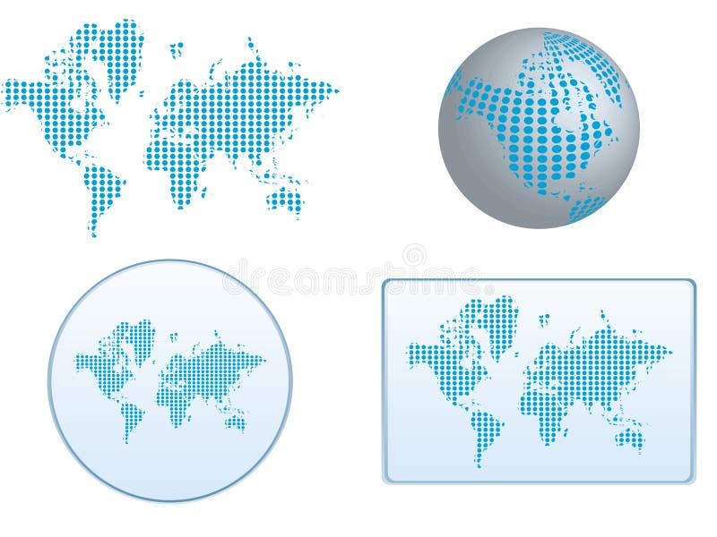 Vector del mundo ilustración del vector. Ilustración de modelo - 6402930