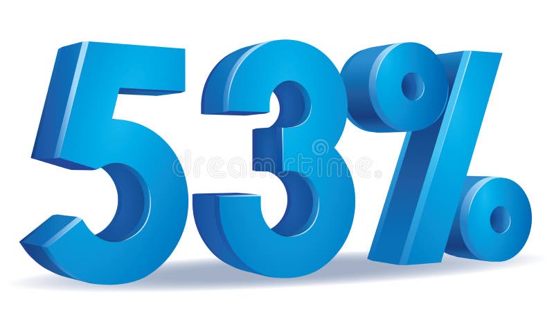 Vector del porcentaje, 53 ilustración del vector. Ilustración de ...
