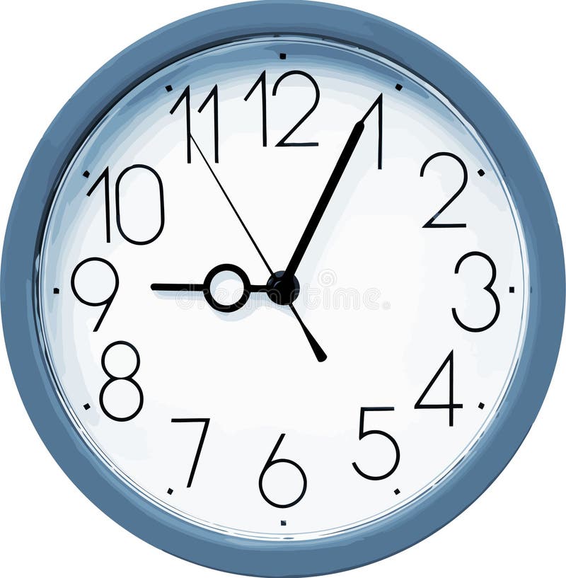 Vector del reloj ilustración del vector. Ilustración de fecha - 9006297