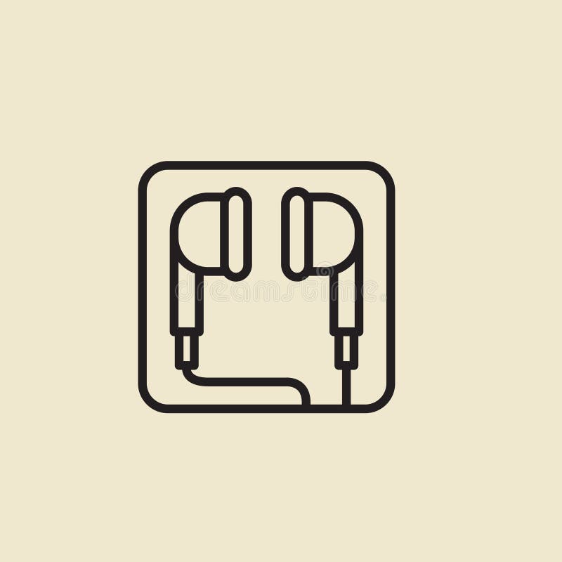 Vector Del Sistema Del Icono De Los Auriculares Ilustración del Vector ... Vector Del Sistema Del Icono De Los Auriculares Ilustración del Vector ...