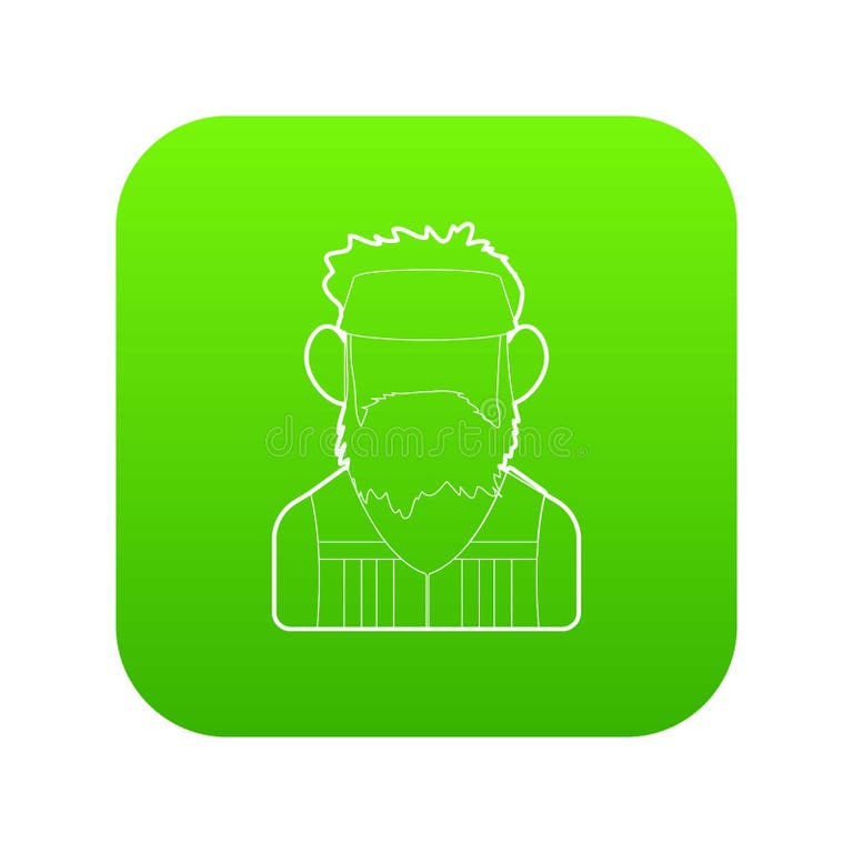 Vector Del Verde Del Icono Del Programador Ilustración del Vector ...