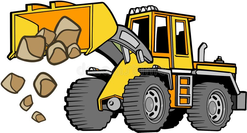 Vector Delantero Del Cargador Ilustración del Vector - Ilustración de ...