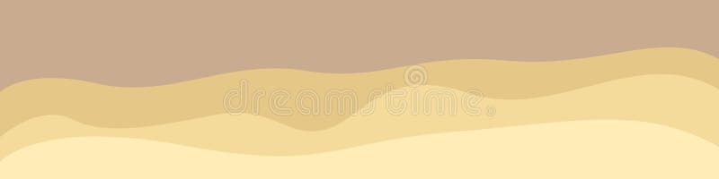 Sand Dunes Vector Background. Vector Desert Background. Vector Abstract ...
