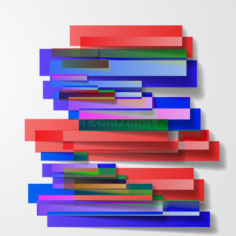 Vector Design. Abstract Lines Brochure Card Stock Vector - Illustration ...