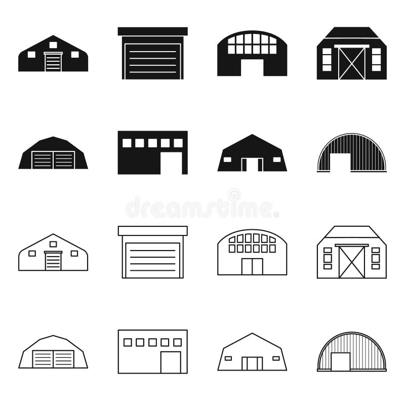 Vector Design of Architecture and Facade Logo. Set of Architecture and ...