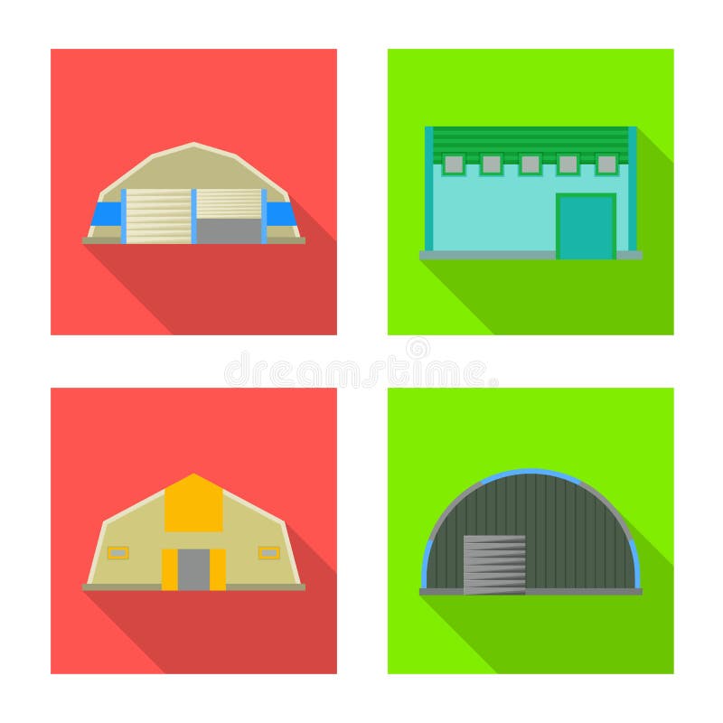 Vector Design of Architecture and Facade Logo. Set of Architecture and ...