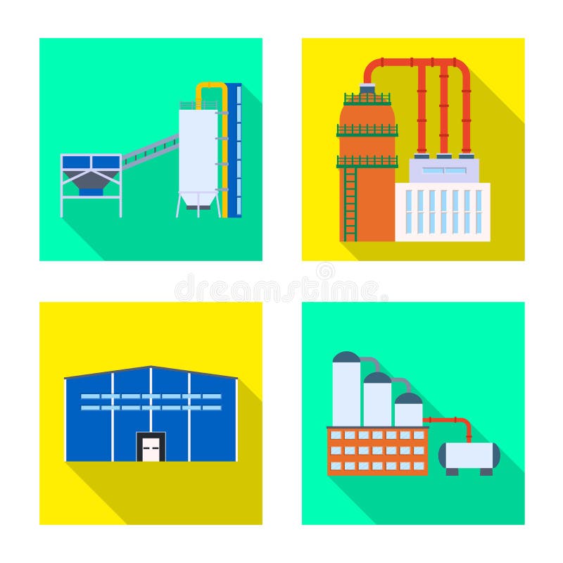 Vector Design of Architecture and Technology Icon. Collection of ...