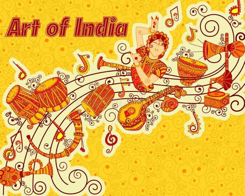 Classical Music India Stock Illustrations – 811 Classical Music India ...