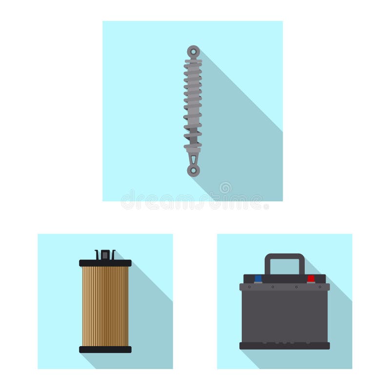 Vector Design of Auto and Part Symbol. Collection of Auto and Car Stock ...