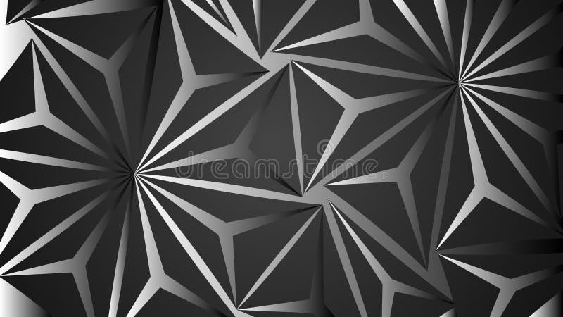 Vector Background Abstract Black Polygon Stock Vector - Illustration of ...
