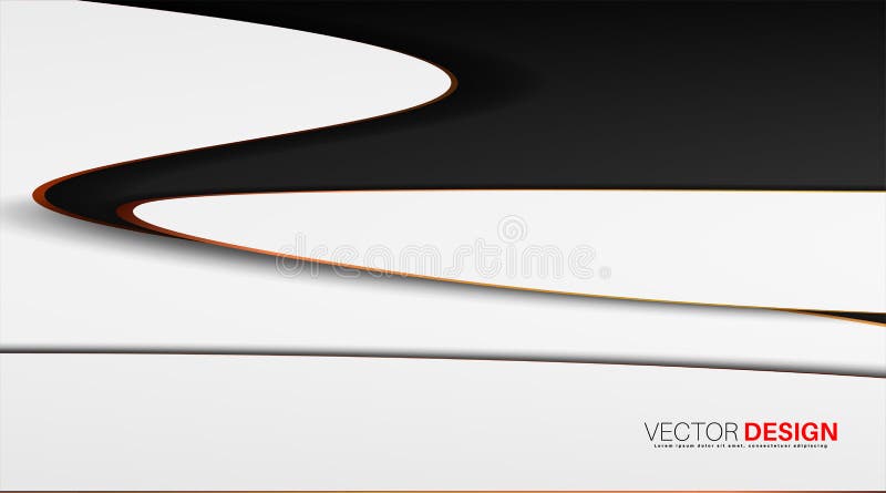 Vector Design Background. Creative Abstract Wave Concept Layout ...