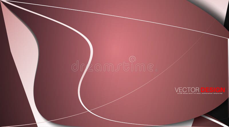 Vector Design Background. Creative Abstract Wave Concept Layout ...