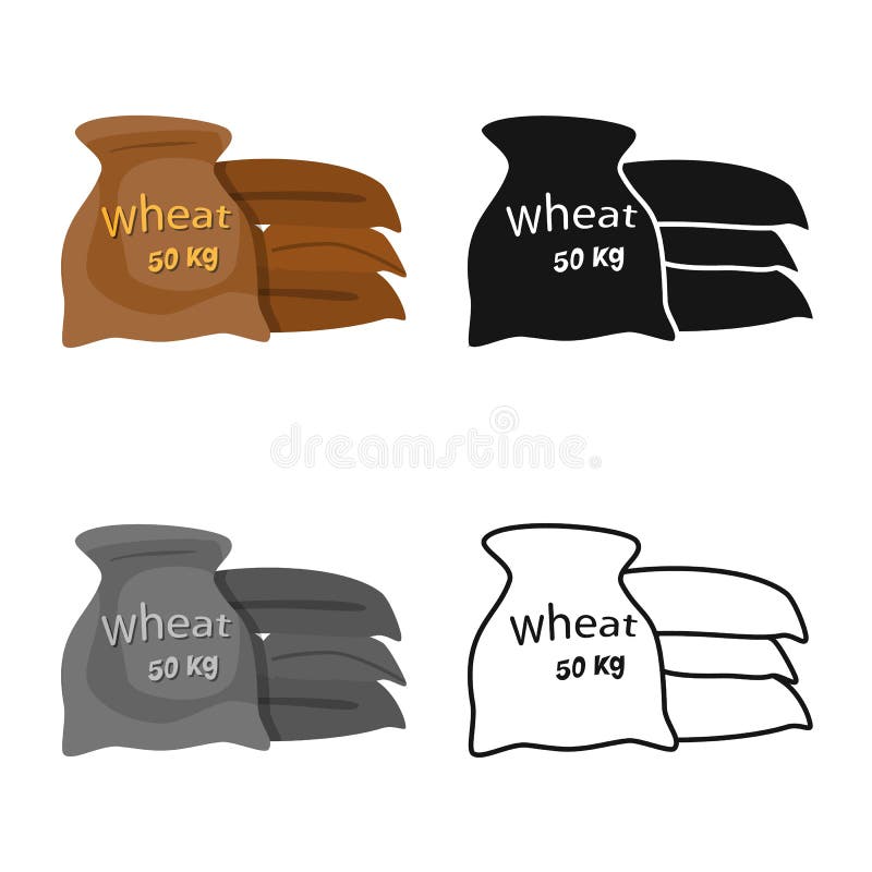 Wheat Stock and Seed Head Illustration Stock Illustration ...