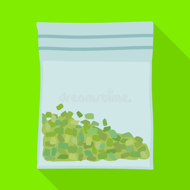 Vector Design of Bag and Marijuana Logo. Web Element of Bag and Sack ...