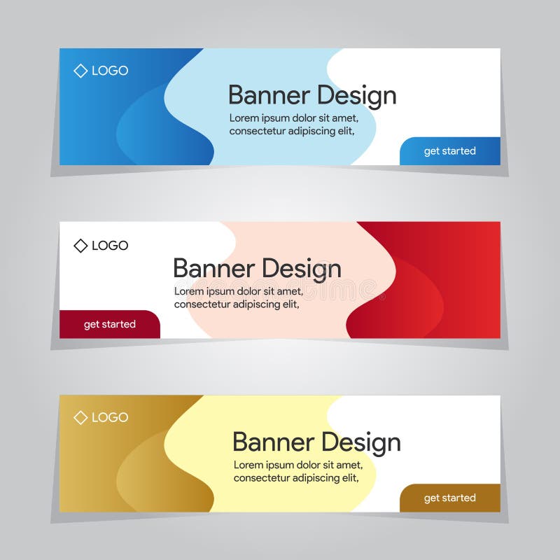 Vector Design Banner Ad Template Web Background Stock Illustration ...