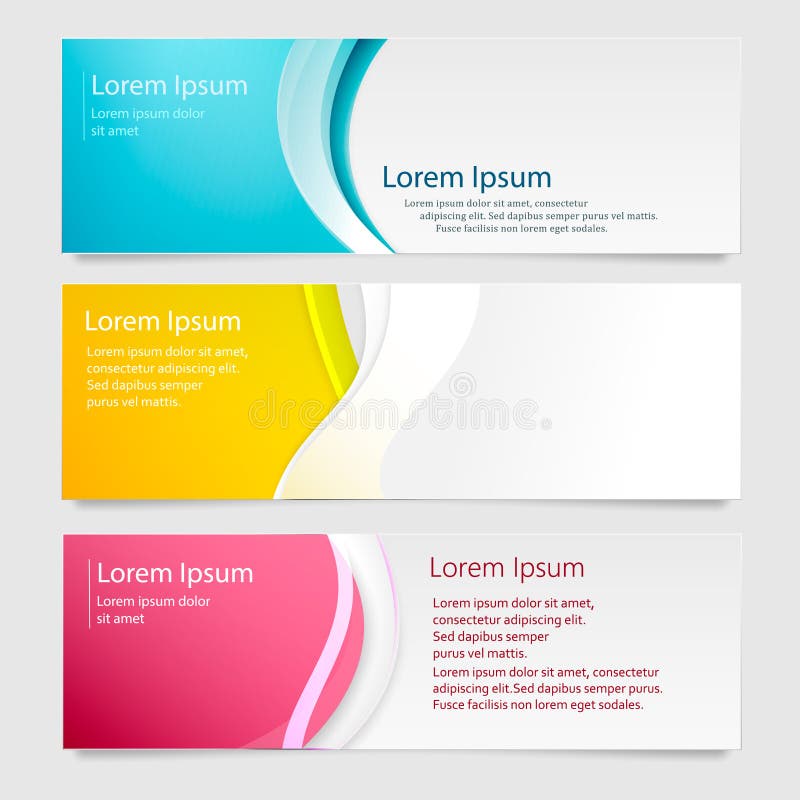 Vector Design Banner Background. Vector Abstract Design Banner Web ...