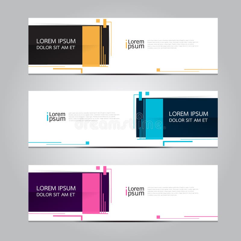 Vector Design Banner Background. Stock Vector - Illustration of paper ...