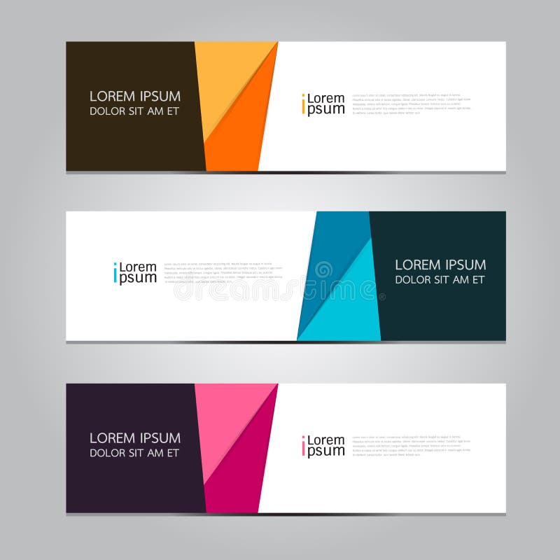 Vector Design Banner Background. Stock Vector - Illustration of page ...