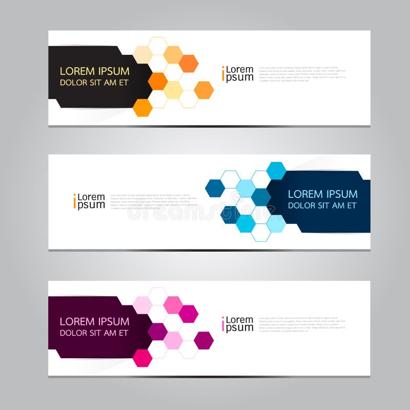 Vector Design Banner Backgrounds. Stock Vector - Illustration of card ...