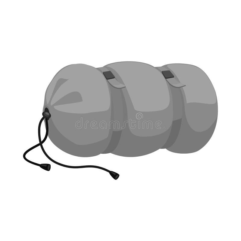 Vector Design of Bed and Roll Icon. Graphic of Bed and Blanket Vector ...