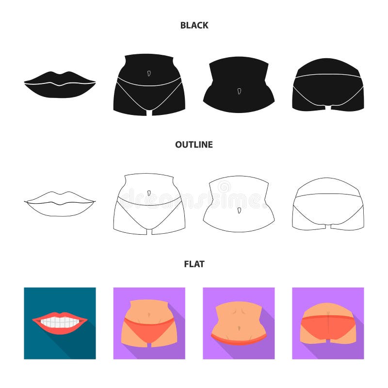 Isolated Object of Body and Part Logo. Collection of Body and Anatomy ... Isolated Object of Body and Part Logo. Collection of Body and Anatomy ...