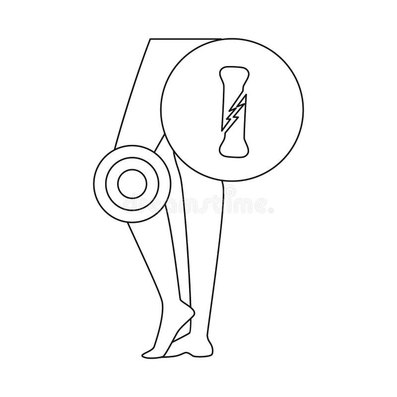 Vector Design of Bone and Inflammation Icon. Set of Bone and Wound ...