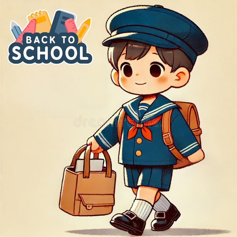 Vector Design of a Boy S Portrait Wearing a Uniform and Hat with the ...