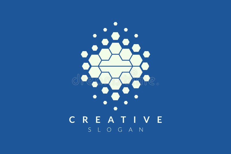 Simple Brain Design, Simple Logo Style, Modern Icon and Symbol Stock ...