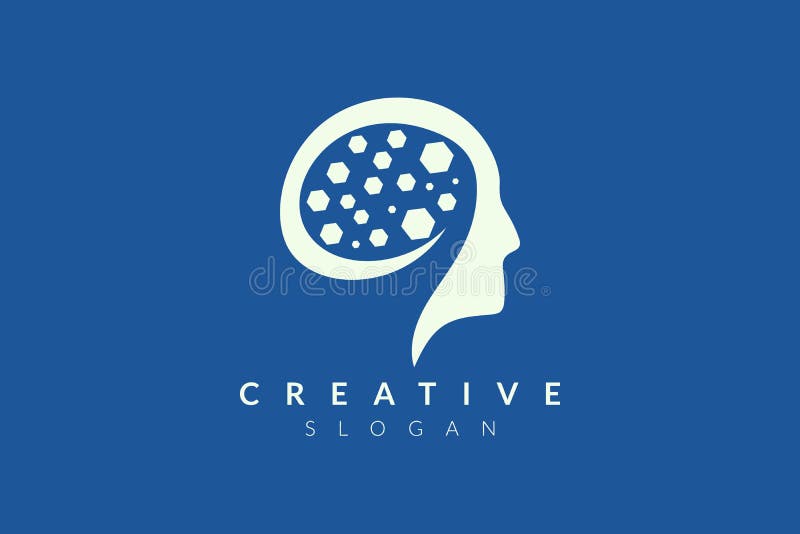 Simple Brain Design, Simple Logo Style, Modern Icon and Symbol Stock ...