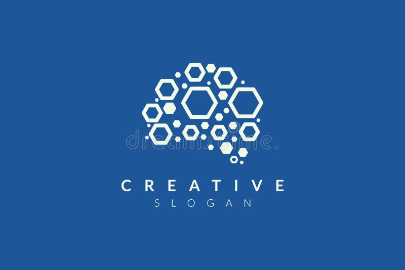 Simple Brain Design, Simple Logo Style, Modern Icon and Symbol Stock ...