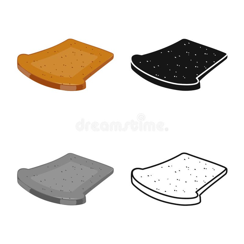 Vector Design of Bread and Toast Logo. Web Element of Bread and Brown ...