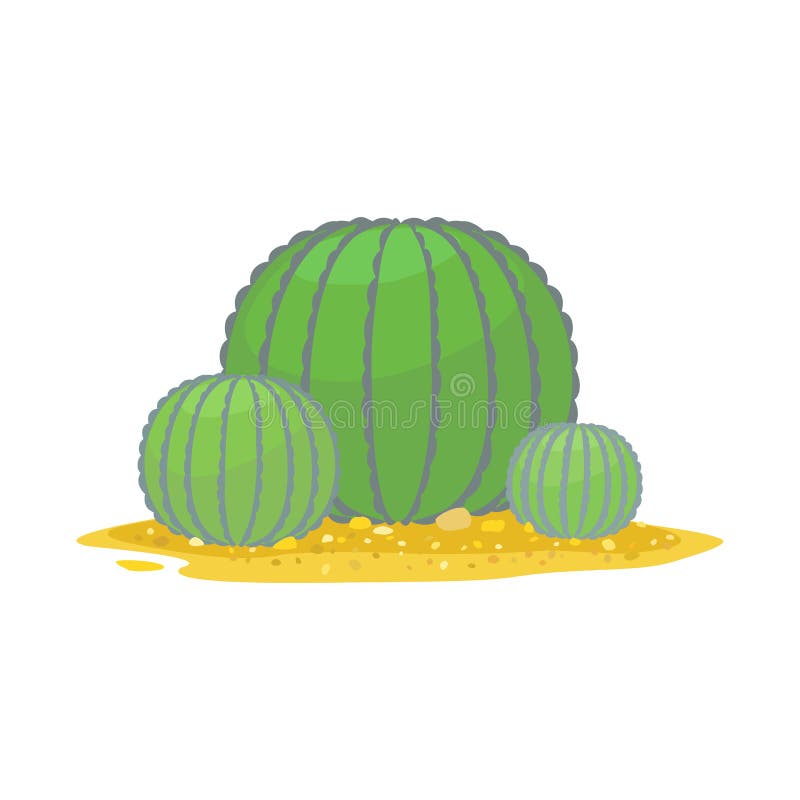 Vector Design of Cactus and Ball Logo. Web Element of Cactus and ...