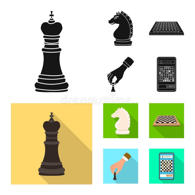 Isolated Object of Checkmate and Thin Logo. Collection of Checkmate and ...