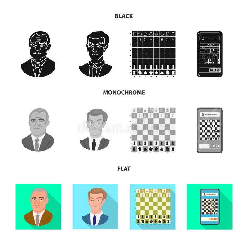 Isolated Object of Checkmate and Thin Logo. Collection of Checkmate and ...