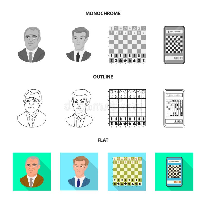 Vector Design of Checkmate and Thin Logo. Collection of Checkmate and ...