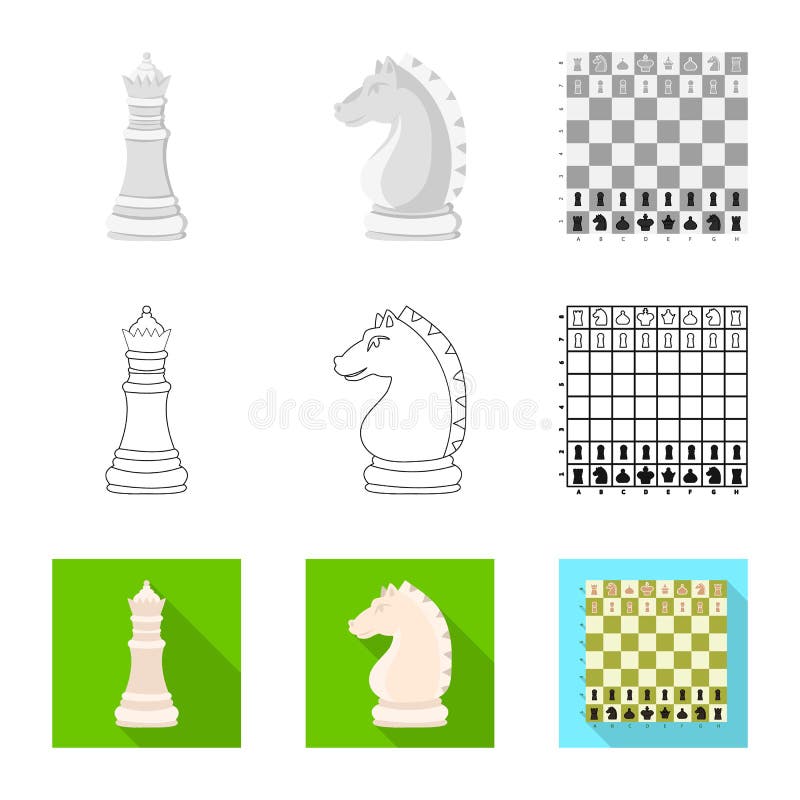 Vector Design of Checkmate and Thin Logo. Collection of Checkmate and ...